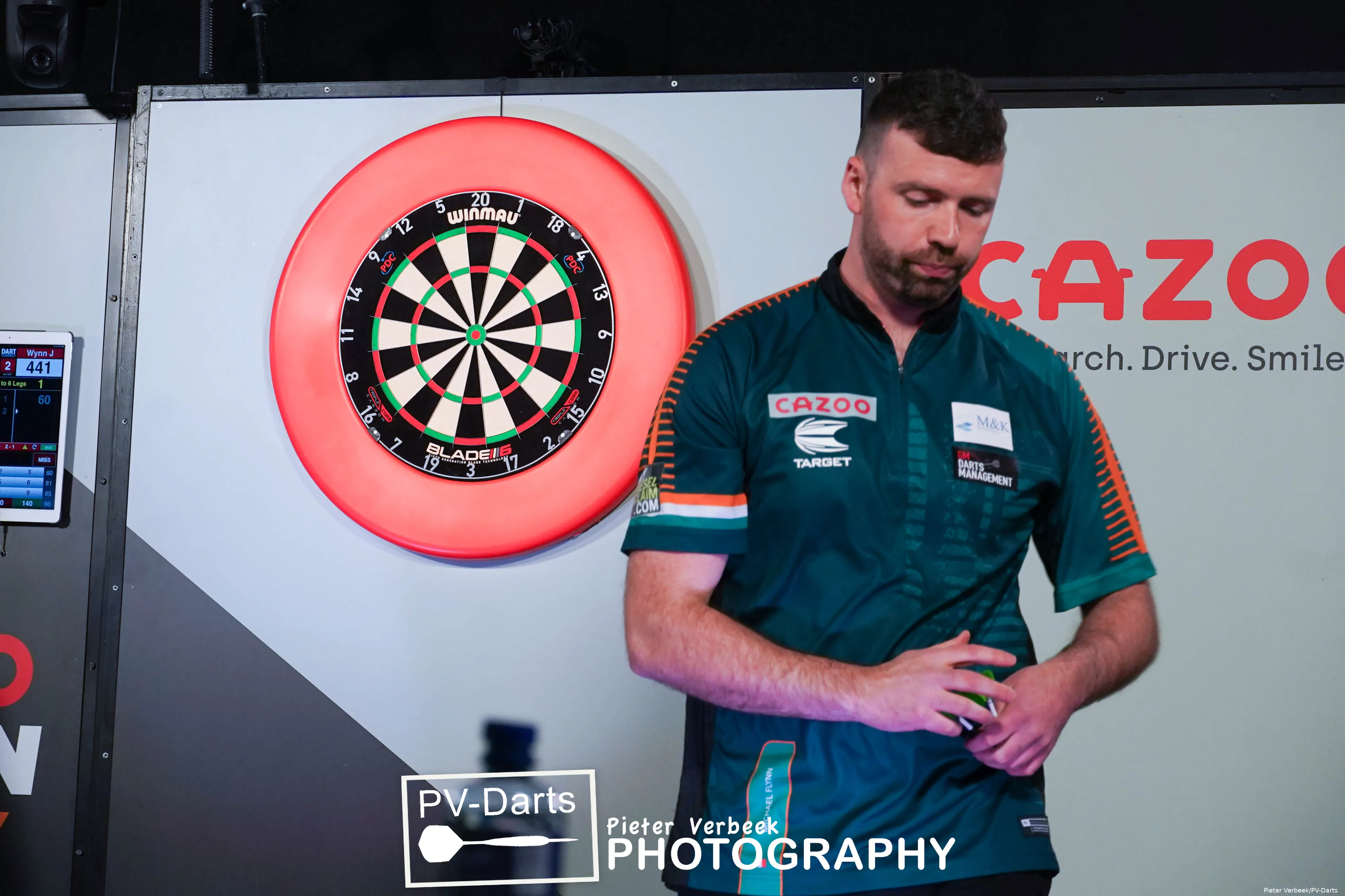 Michael Flynn reacts to stunning upset win over Michael van Gerwen at Players Championship 3: "A ...